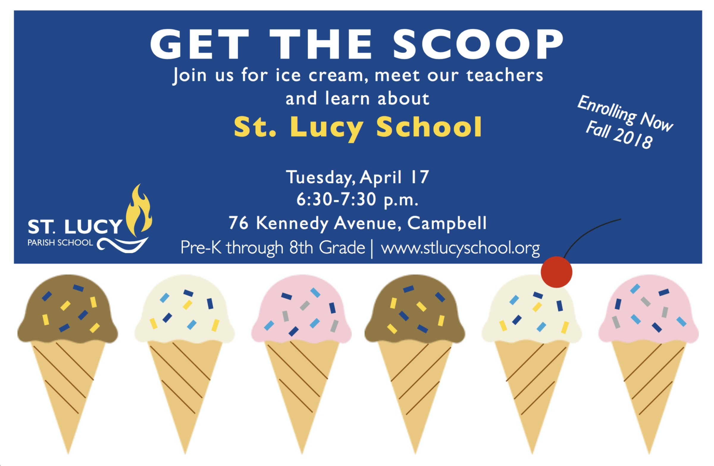 "Get the Scoop" About St. Lucy School | Downtown Campbell