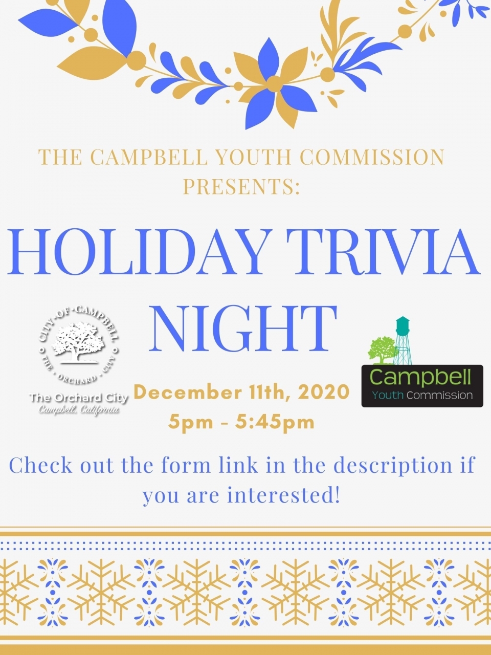 Holiday Trivia Night | Downtown Campbell