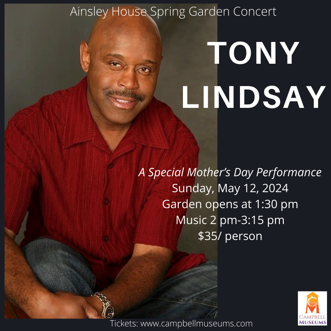 Ainsley House Garden Concert: Tony Lindsay of Santana | Downtown Campbell