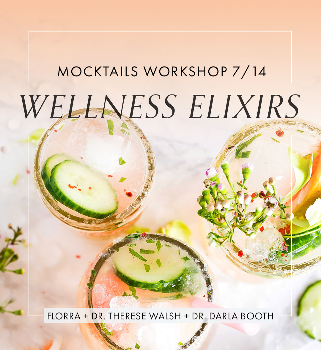 Mocktails: Wellness Elixirs Workshop | Downtown Campbell