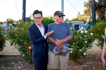 Pride Month Water Tower Lighting Ceremony with Evan Low | Downtown Campbell