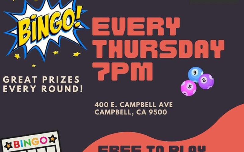 Thursday Night Bingo at LvL Up | Downtown Campbell