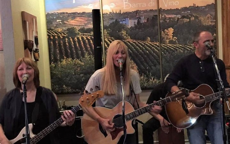 Blue House at Tessora's Barra di Vino | Downtown Campbell