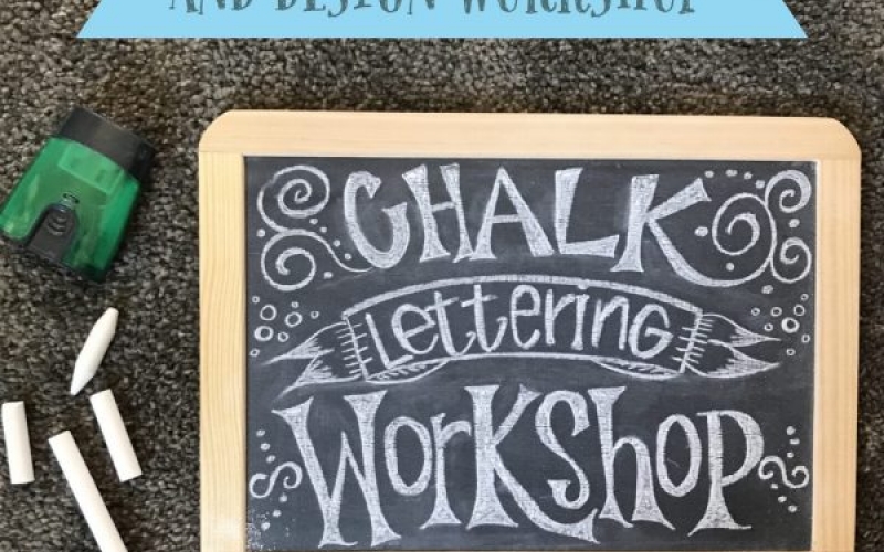 Chalkboard Art Lettering Workshop Virtual (VinoPaint) | Downtown Campbell