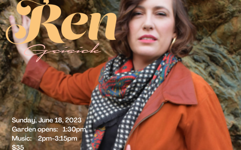 Ren Geisick and Band at Ainsley House Garden Concert | Downtown Campbell