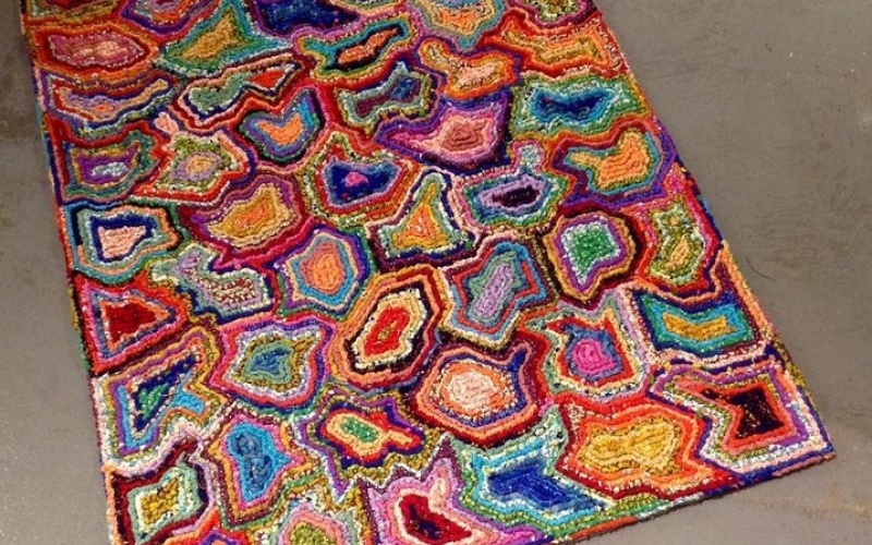Unique Colorful Handmade Rugs at Simply Smashing | Downtown Campbell